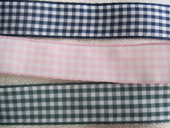 Dark GREEN Gingham Ribbon - Etsy