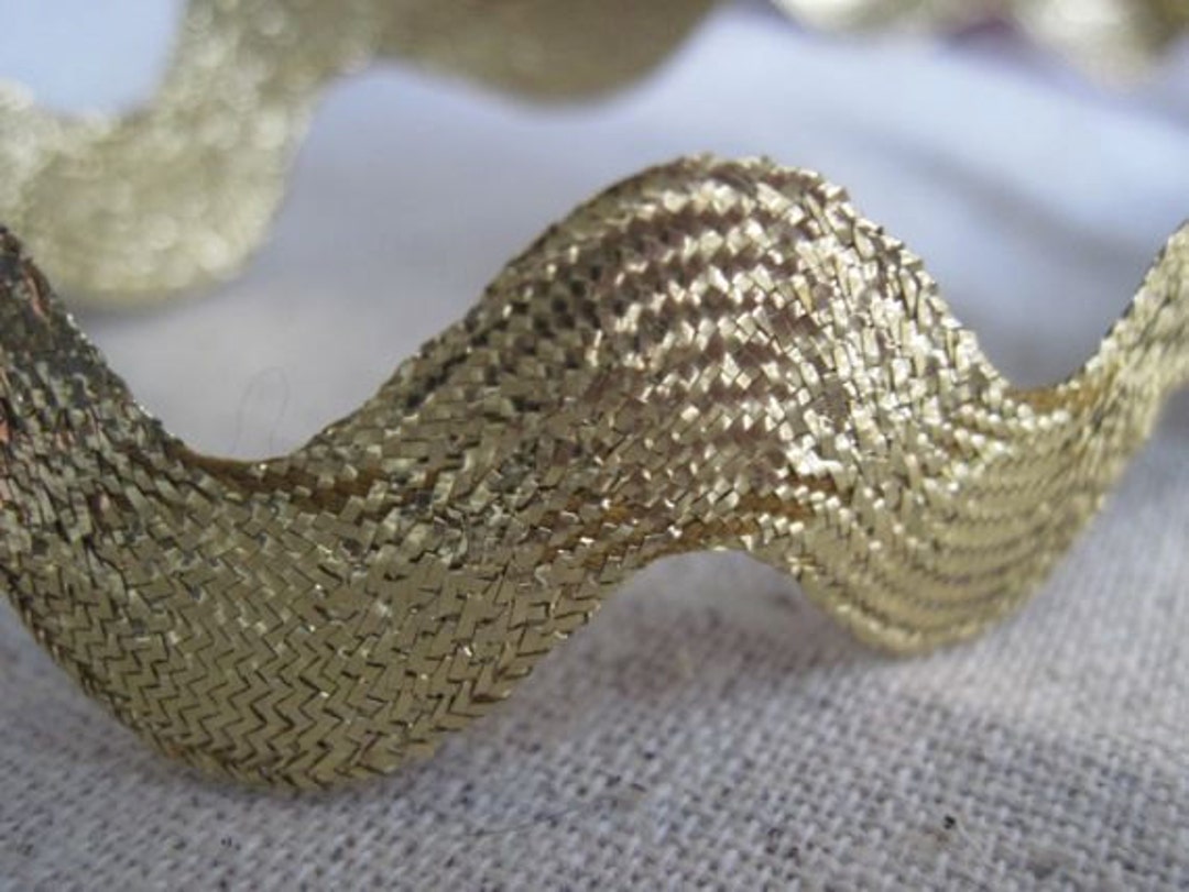 GOLD Metallic Rick Rack - Etsy