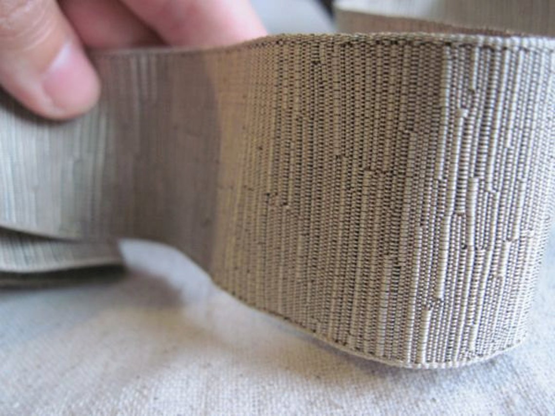 NATURAL Bark textured Ribbon | Etsy