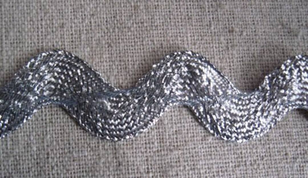 SILVER Metallic Rick Rack - Etsy