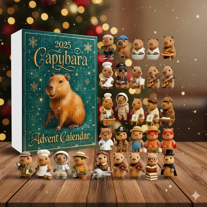 Capybara Advent Calendar - Etsy UK
