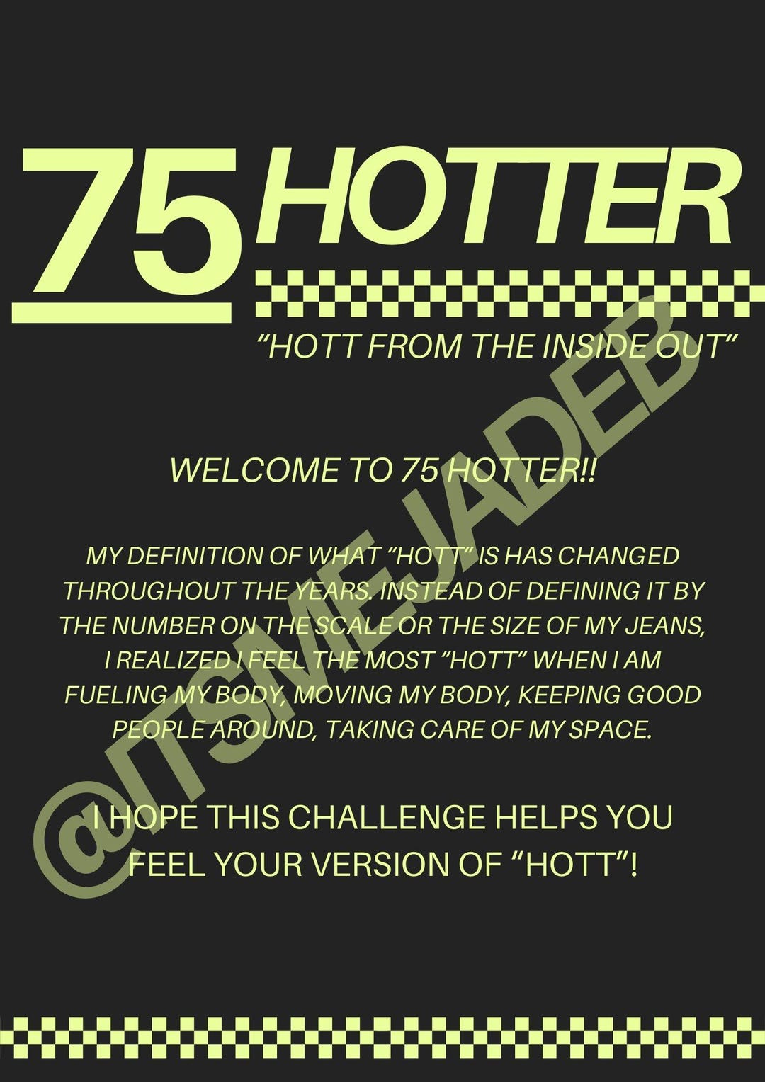 75 Hotter Printable Tracker - Etsy