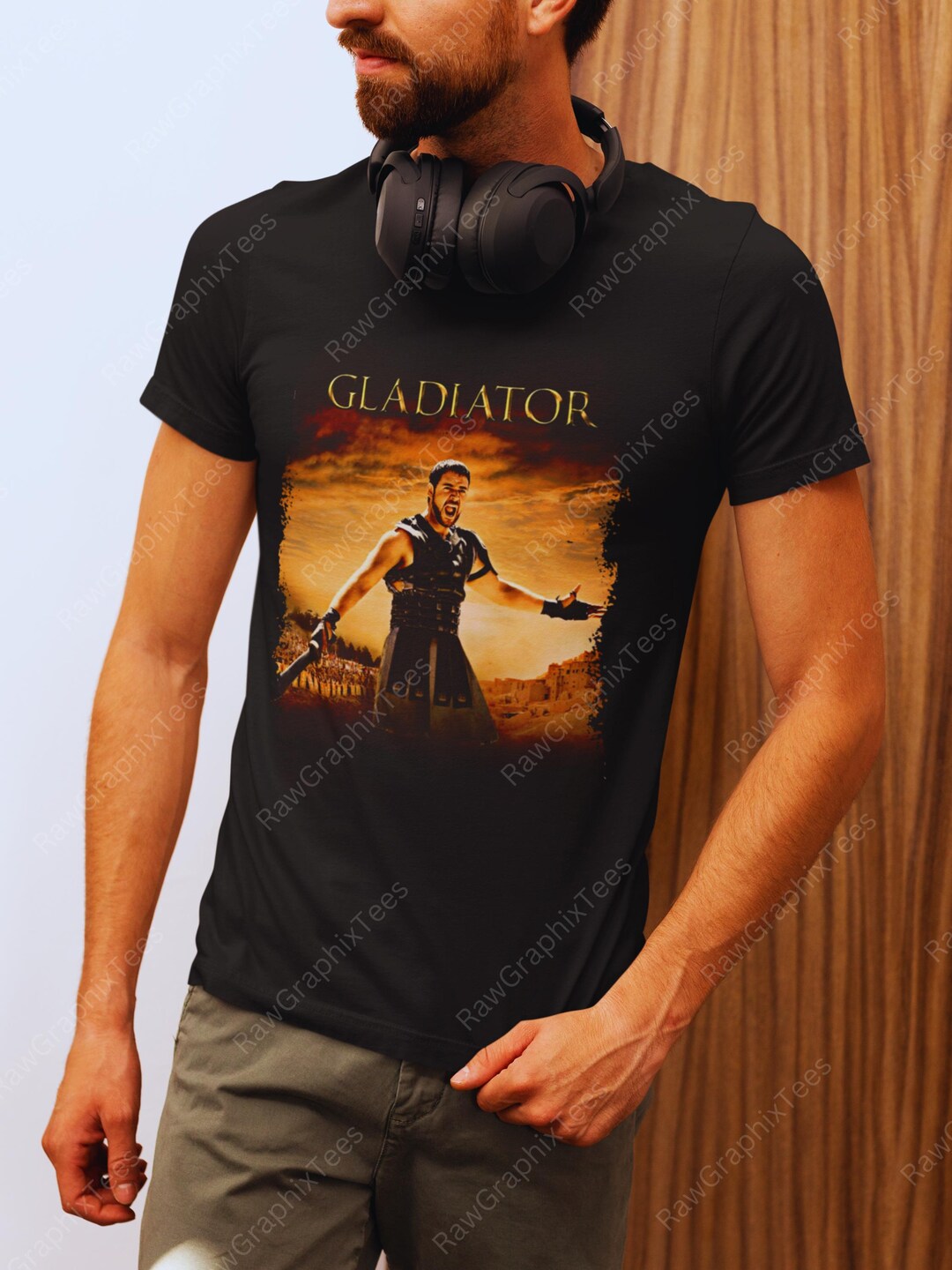 Gladiator, Movie T-shirt, Russell Crowe, 2000, Maximus, Ancient Rome ...