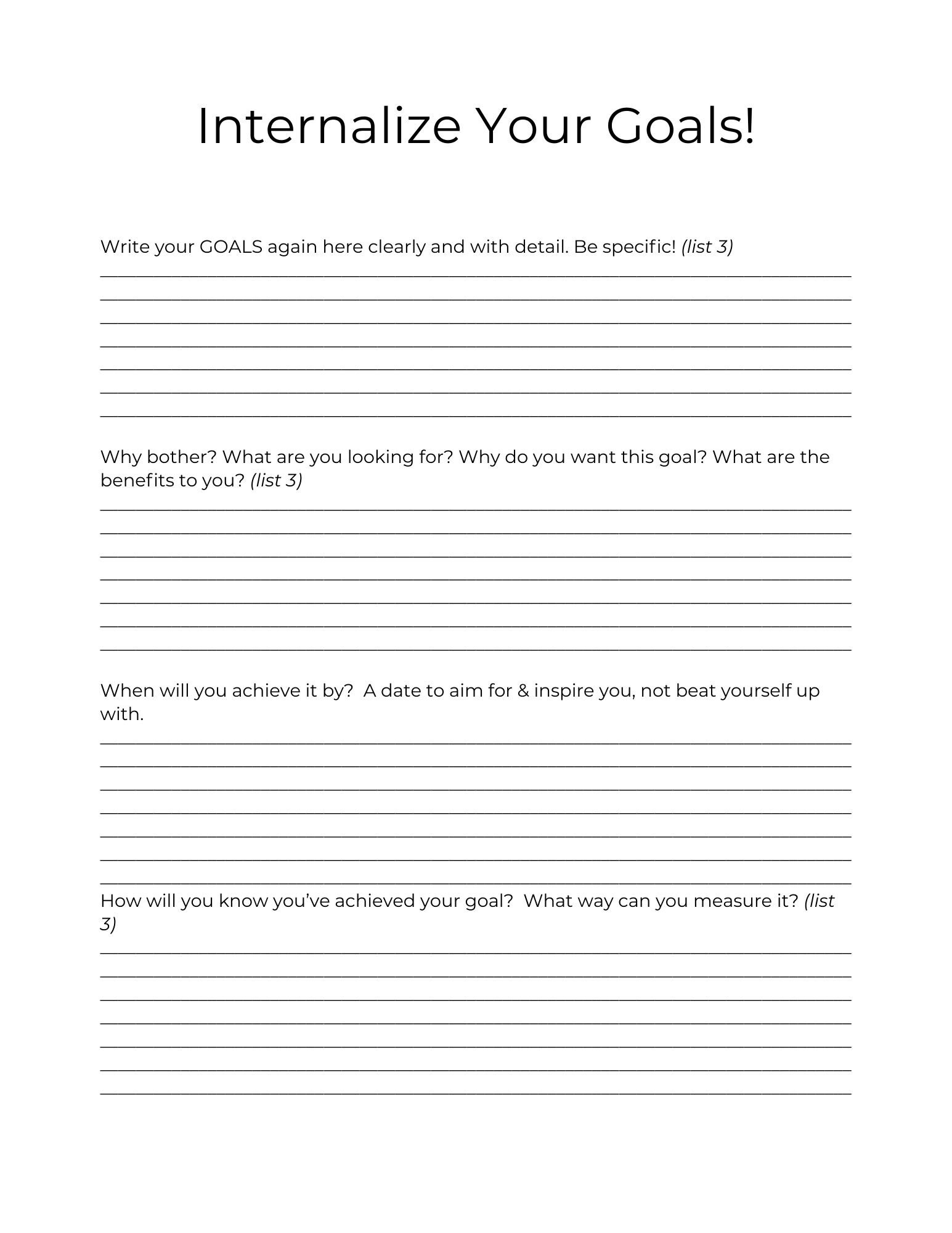 Undated Fill in Printable 8.5x11 Personal 9 Year Planner 12 Months 60 ...