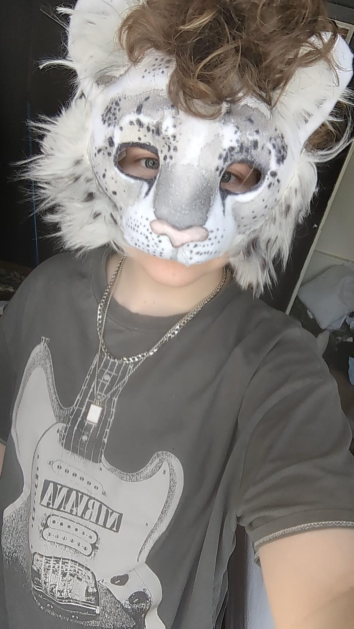 Snow Leopard Therian Mask - Etsy