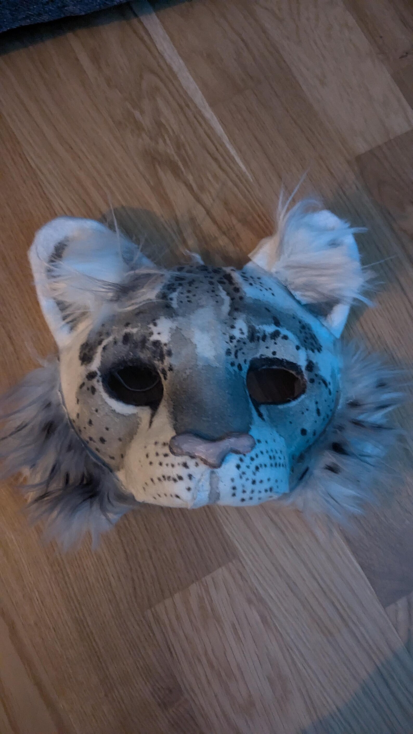 Snow Leopard Therian Mask - Etsy