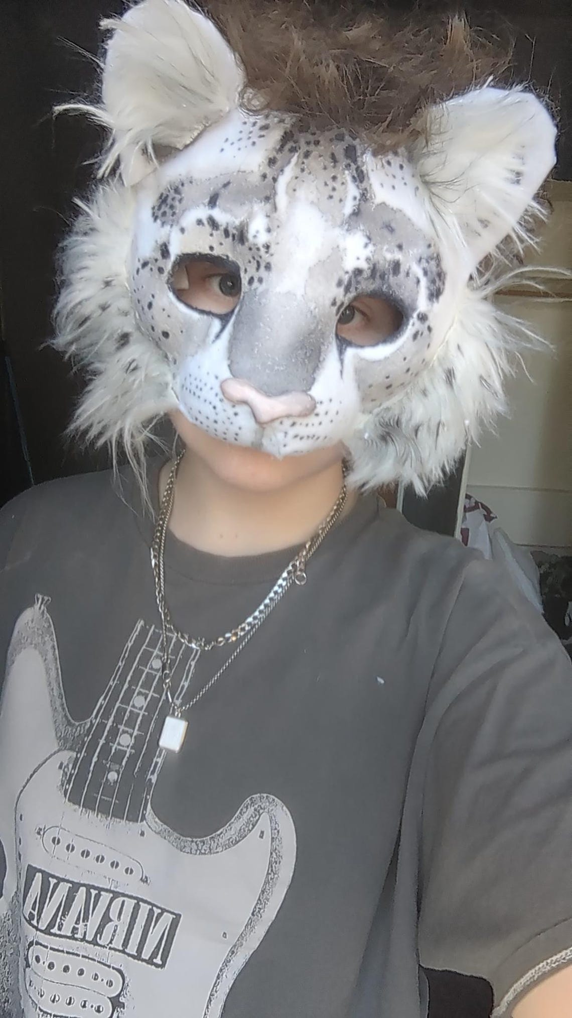 Snow Leopard Therian Mask - Etsy