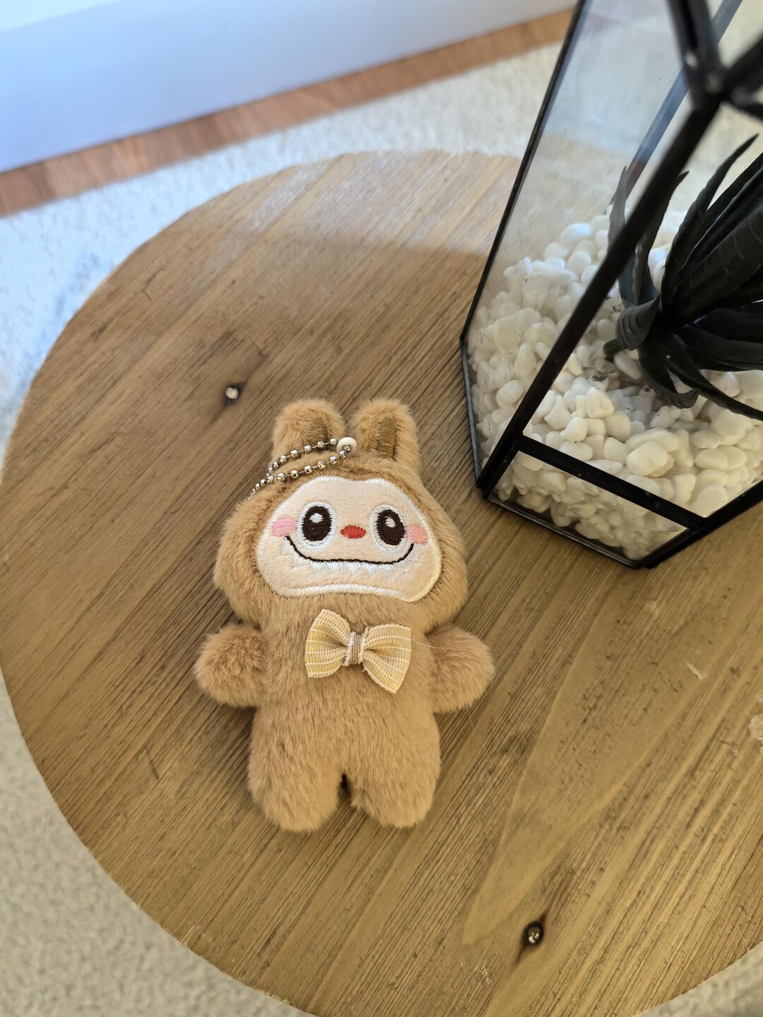 Cute Little Labubu Mini Doll Figure Brown With Strings Perfect for ...