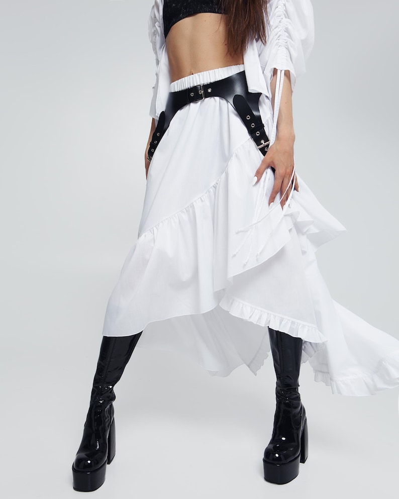 Maxi Skirt Pattern PDF Download Sewing Project Ruffle Hem Skirt With ...