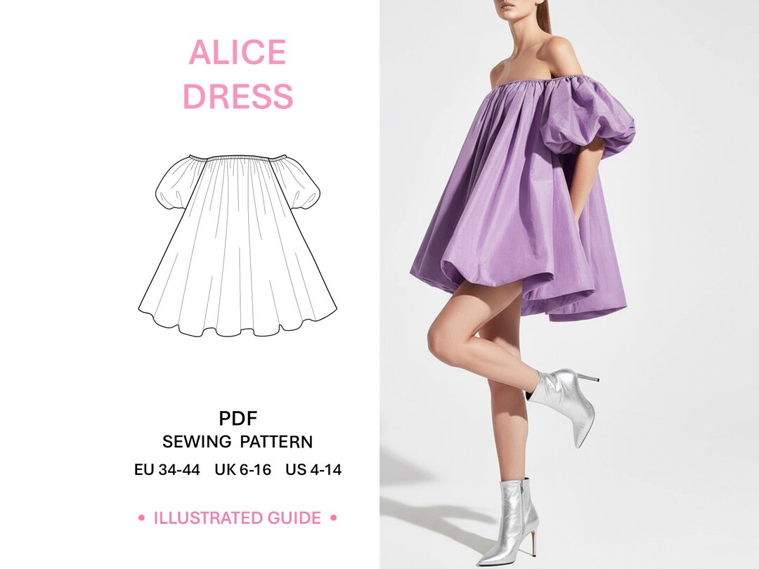 Patron de mini robe en téléchargement numérique Pdf Tutoriel de projet ...
