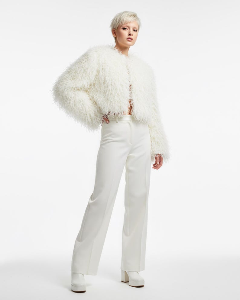 Faux Fur Jacket Pattern PDF Sewing Project Womens Short Fur Jacket ...