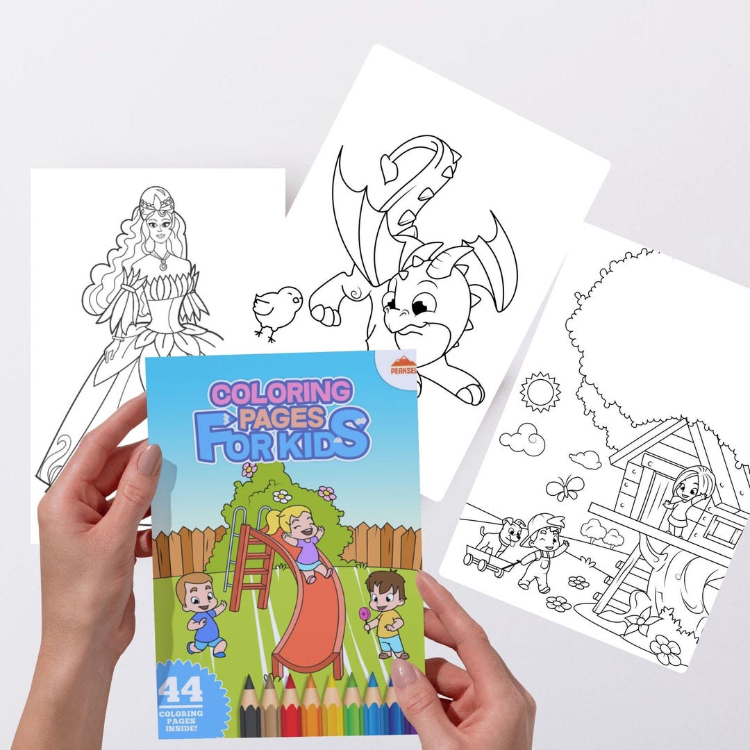 44 Coloring Pages for Kids / Color Coloring / Print Coloring for Kids ...