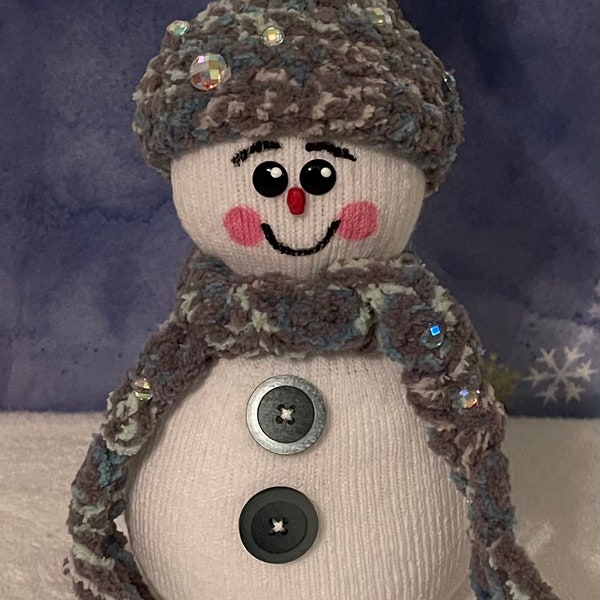 Sock Snowman - Etsy