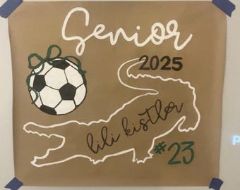 Senior Banner | Custom Hand Painted Banner - Etsy