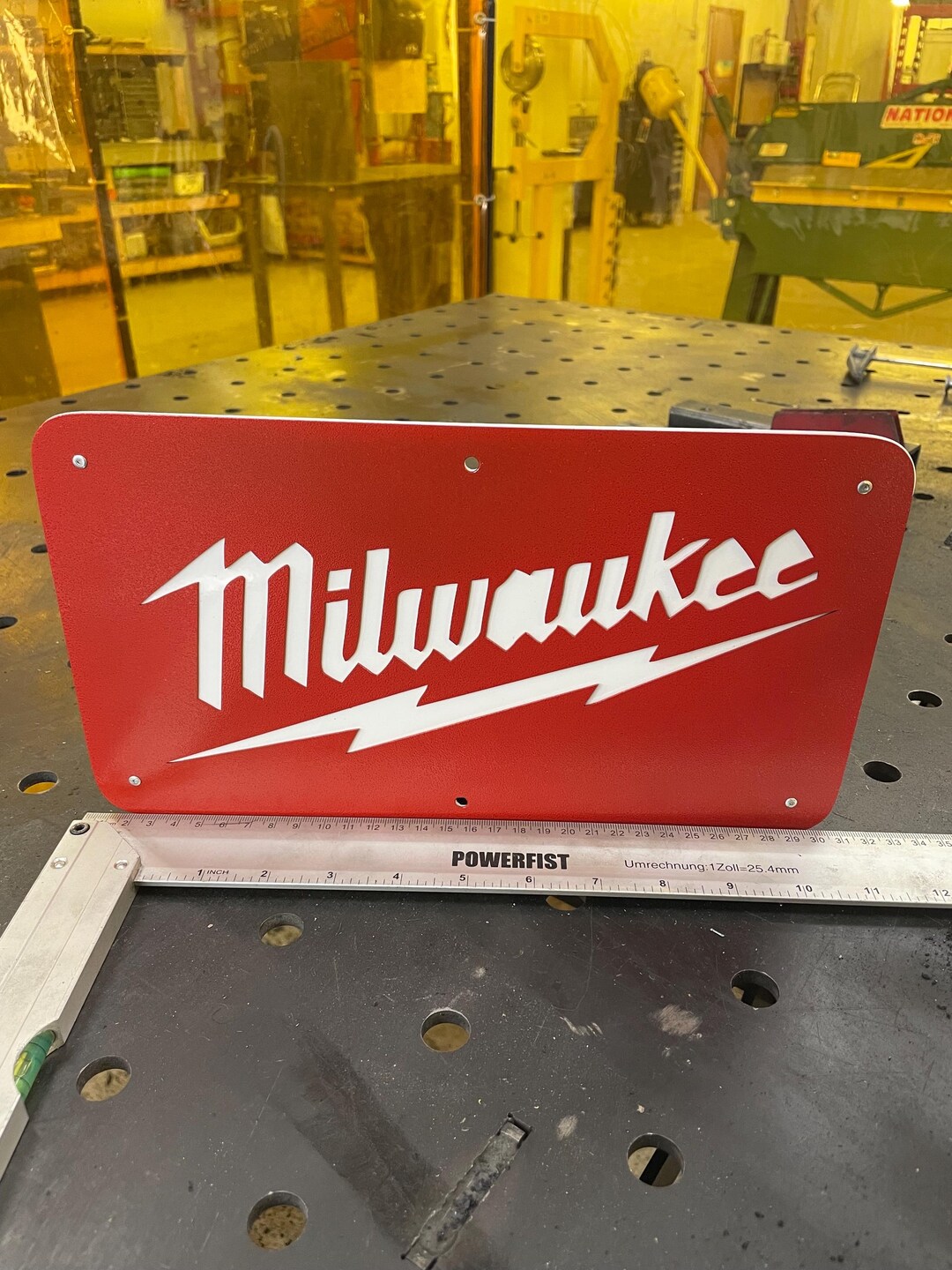 Milwaukee 2 Piece Powder Coated Metal Sign - Etsy