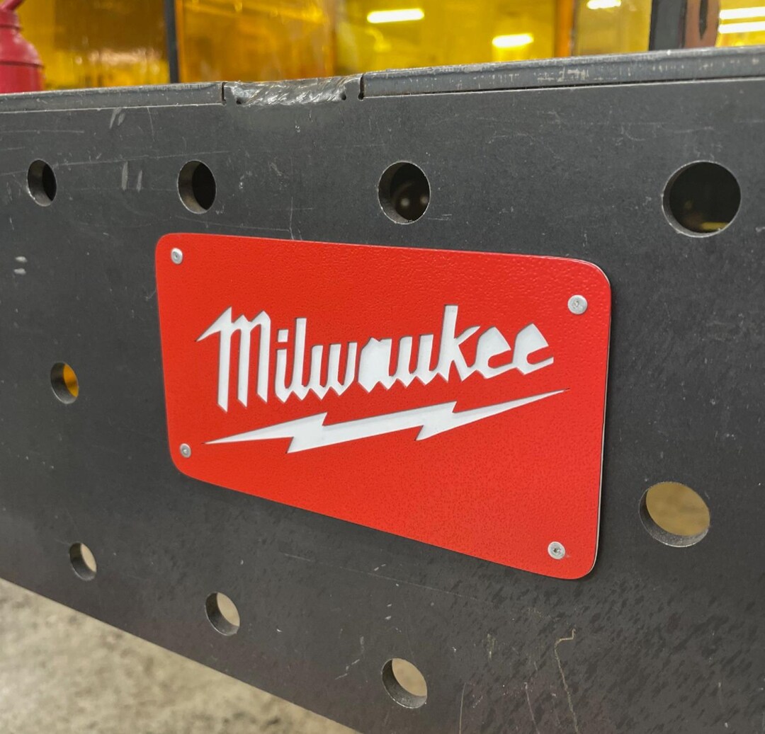 Milwaukee 2 Piece Metal Sign Magnetic - Etsy