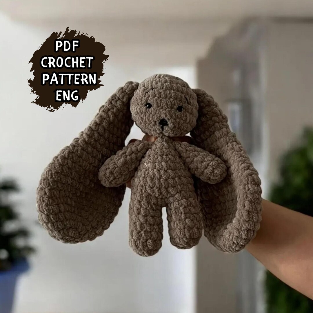 Crochet Pattern Bunny, Amigurumi Easter Plush Bunny Tutorial, Crochet ...
