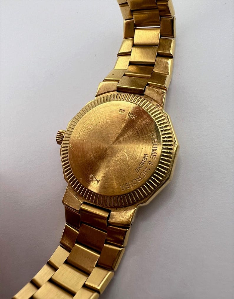 18k Yellow Solid Gold Watches - Etsy Australia