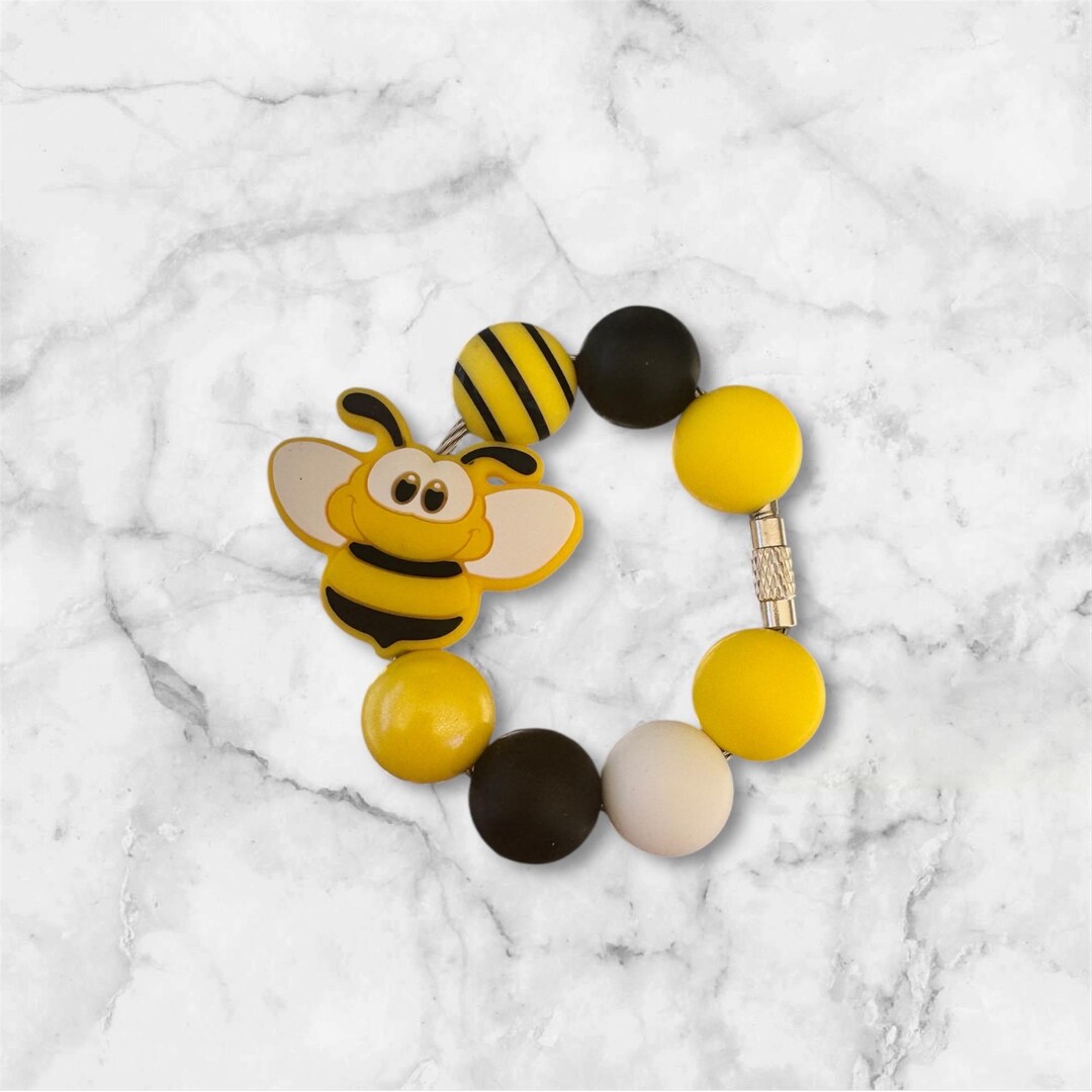 Tumbler Handle Charm, Bumblebee, Yellow and Black Bee, 30oz 40 Oz ...