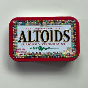 Custom Altoids Tin Purse Insert – Mini Scrapbook Wallet, Tiny Organizer ...