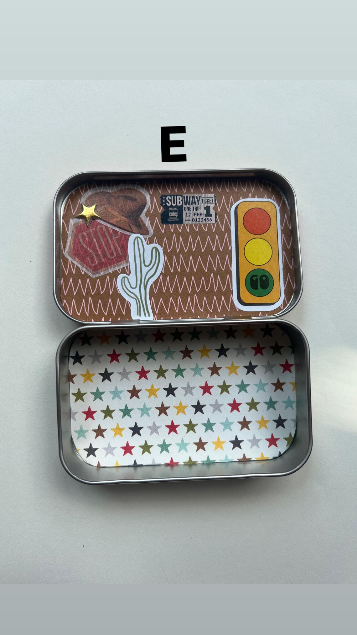 Custom Altoids Tin Purse Insert – Mini Scrapbook Wallet, Tiny Organizer ...