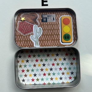 Custom Altoids Tin Purse Insert – Mini Scrapbook Wallet, Tiny Organizer ...