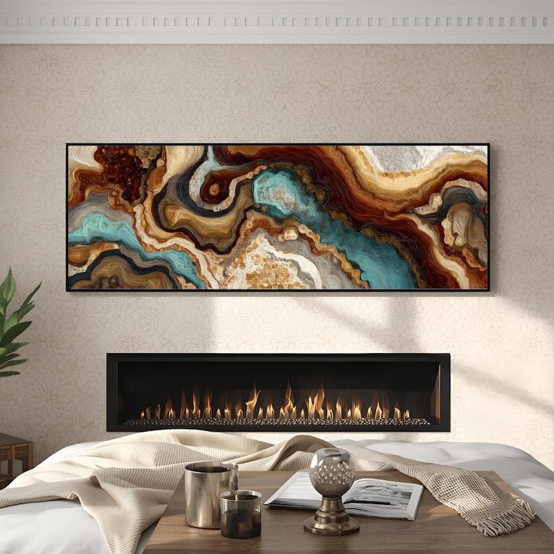 Wood Wall Art Geode - Etsy