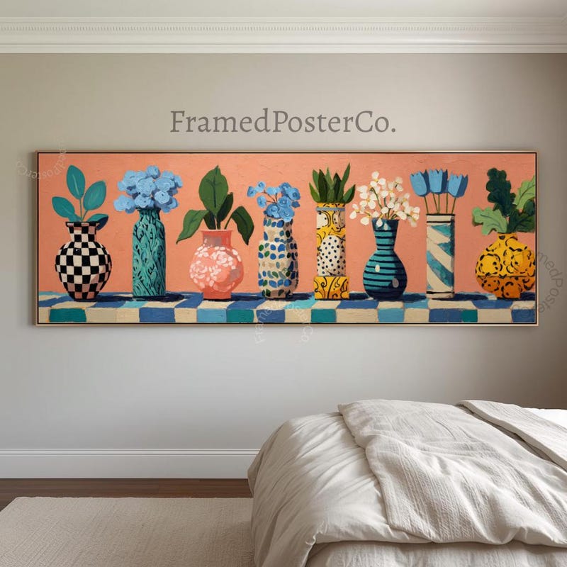 Tulip Wide Canvas Art - Etsy
