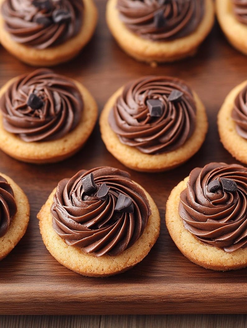 Mini Chocolate Frosted Cupcakes Recipe PDF | Bite Size Party Dessert ...