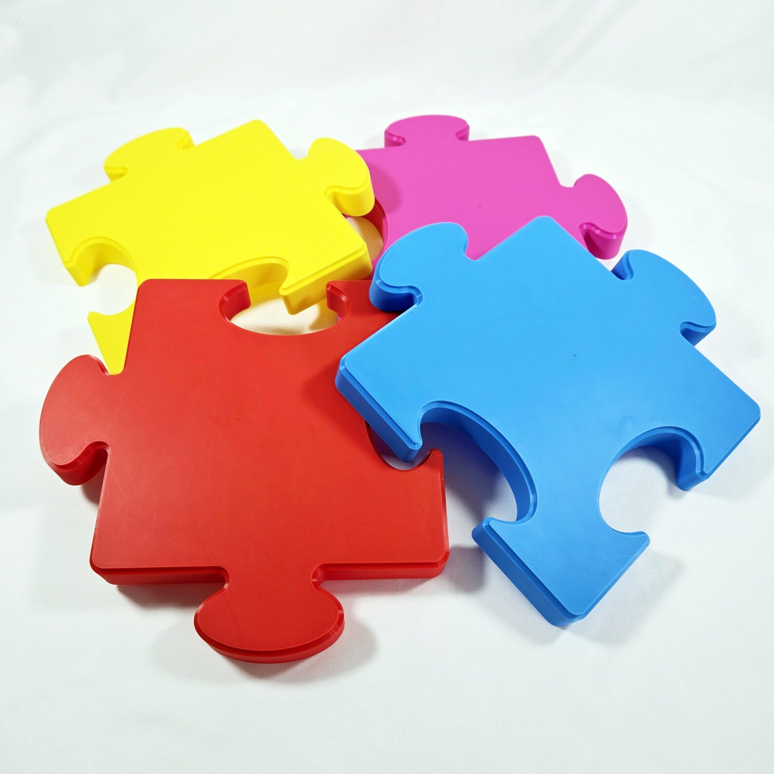 3D Print Puzzle Piece Organizer Stackable, Set of 4 Puzzle Trays ...