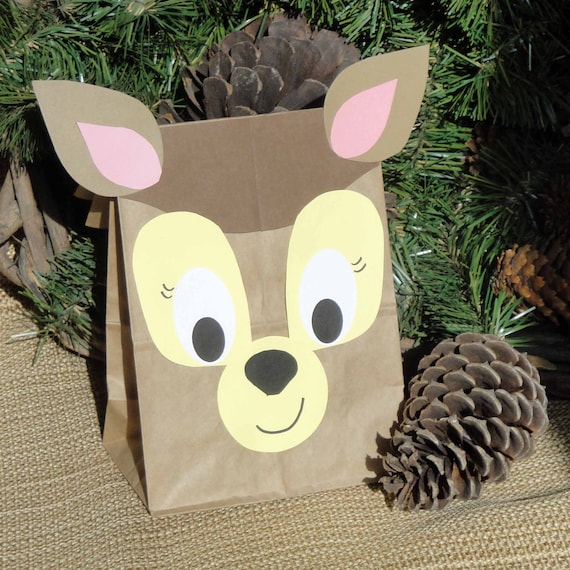 Deer Treat Sacks - Woodland Forest Fawn Hunter Theme Birthday Party ...