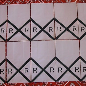 Pink Railroad Sign Birthday Party Favor Sacks Train Theme - Etsy