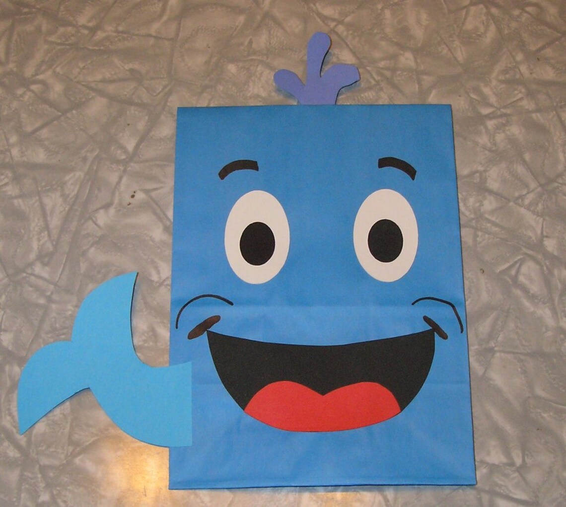 Whale Treat Sacks Ocean Sea Tropical Route 66 Theme Birthday - Etsy