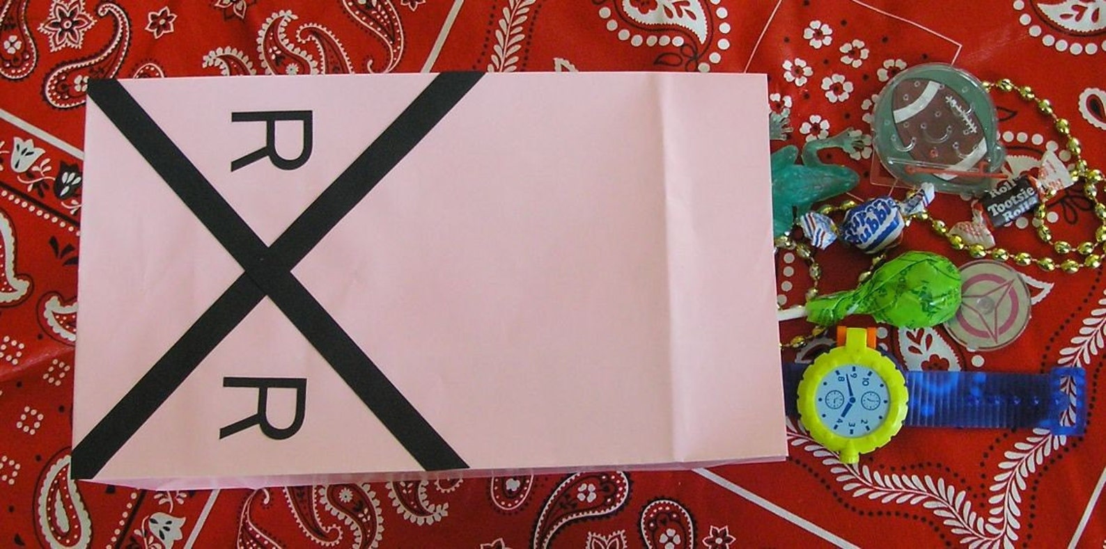 Pink Railroad Sign Birthday Party Favor Sacks Train Theme | Etsy