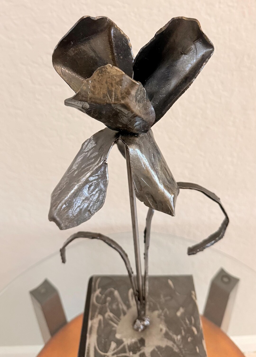 Blacksmith Iris Flower - Etsy
