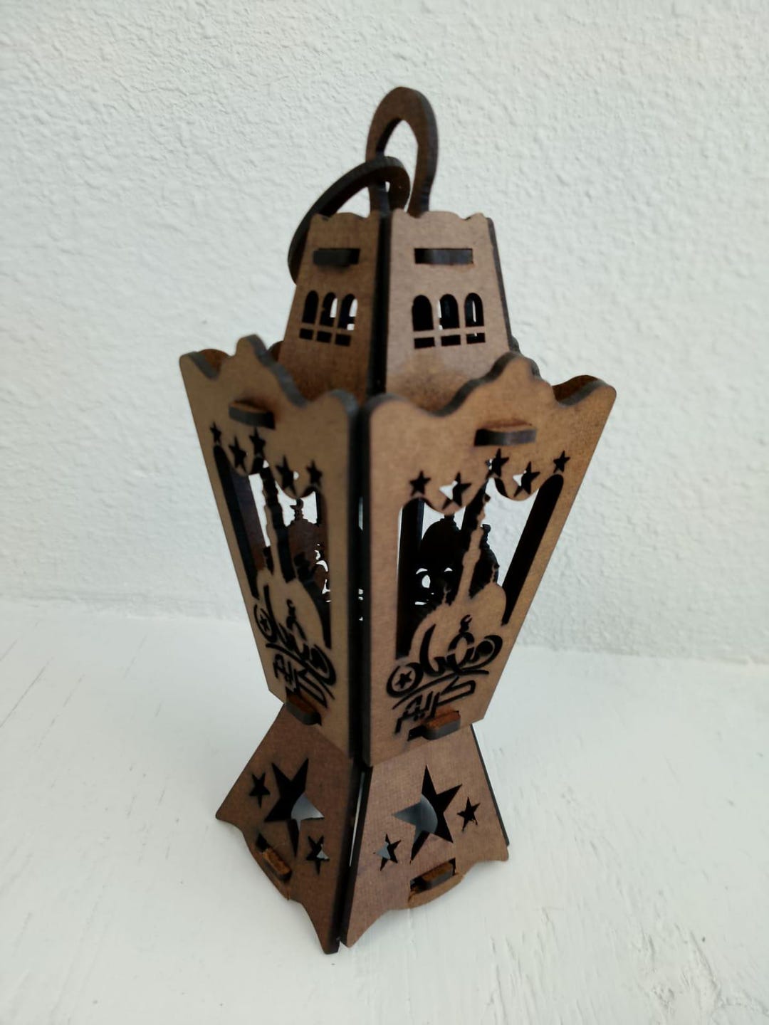 Handmade Ramadan Lantern – Laser Cut Wooden Fanous – Islamic Home Décor ...