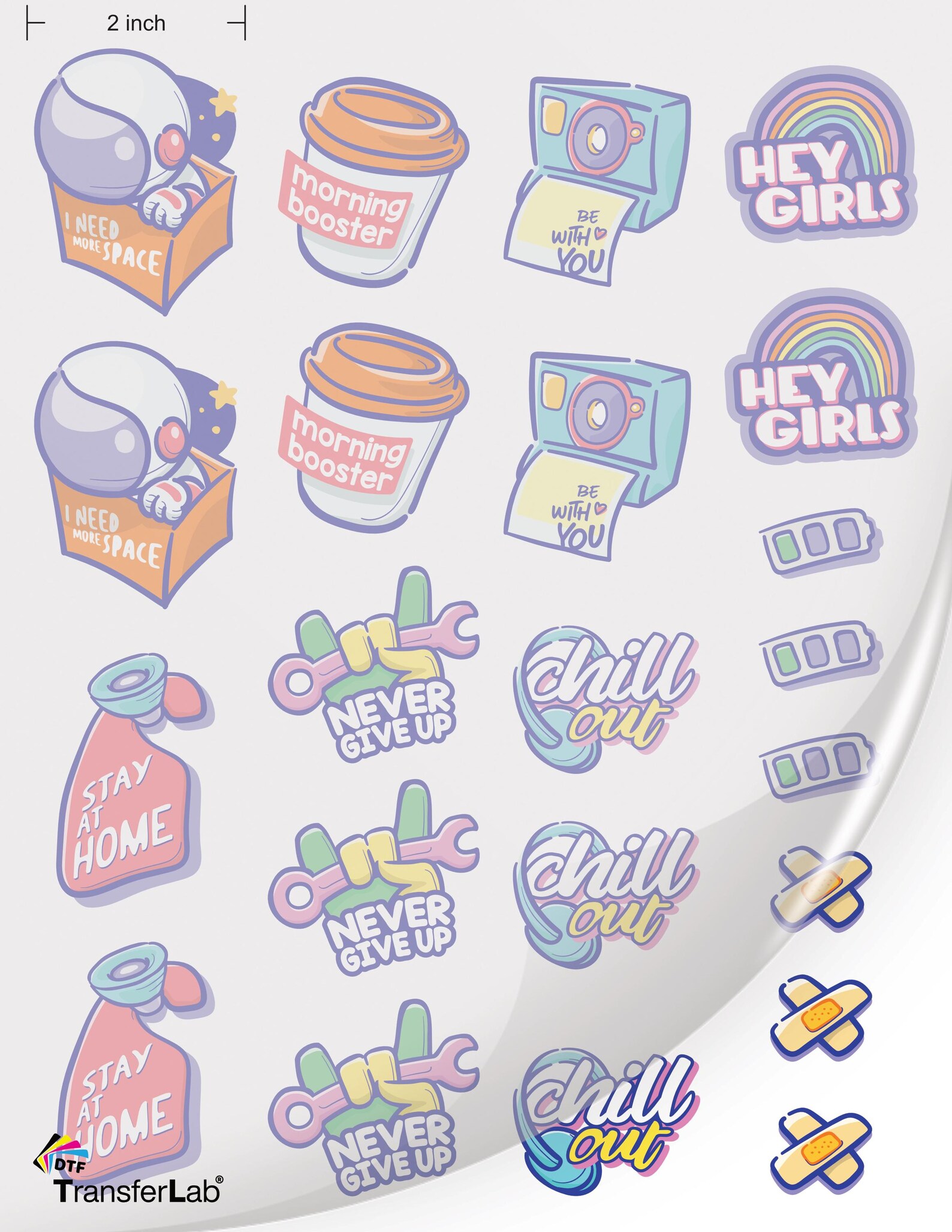 Pre-made Design | Gang Sheets | UV DTF Stickers | Ready to Apply | Easy ...