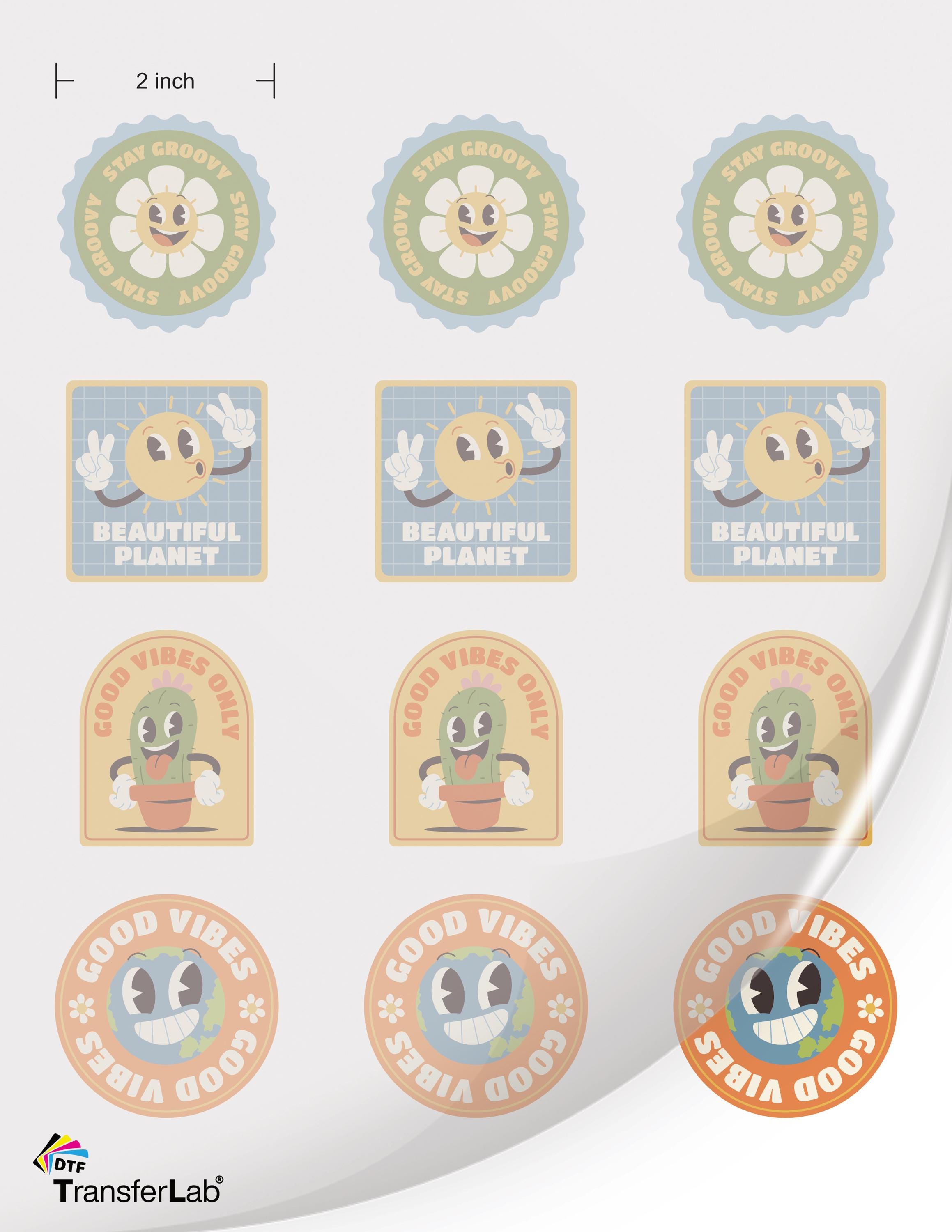 Pre-made Design | Gang Sheets | UV DTF Stickers | Ready to Apply | Easy ...