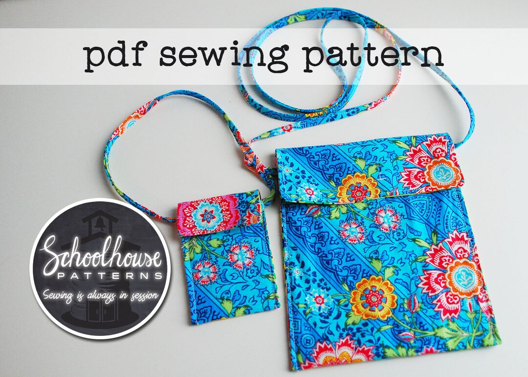 Mini Messenger Bag Sewing Pattern Matching Purse for Girls - Etsy