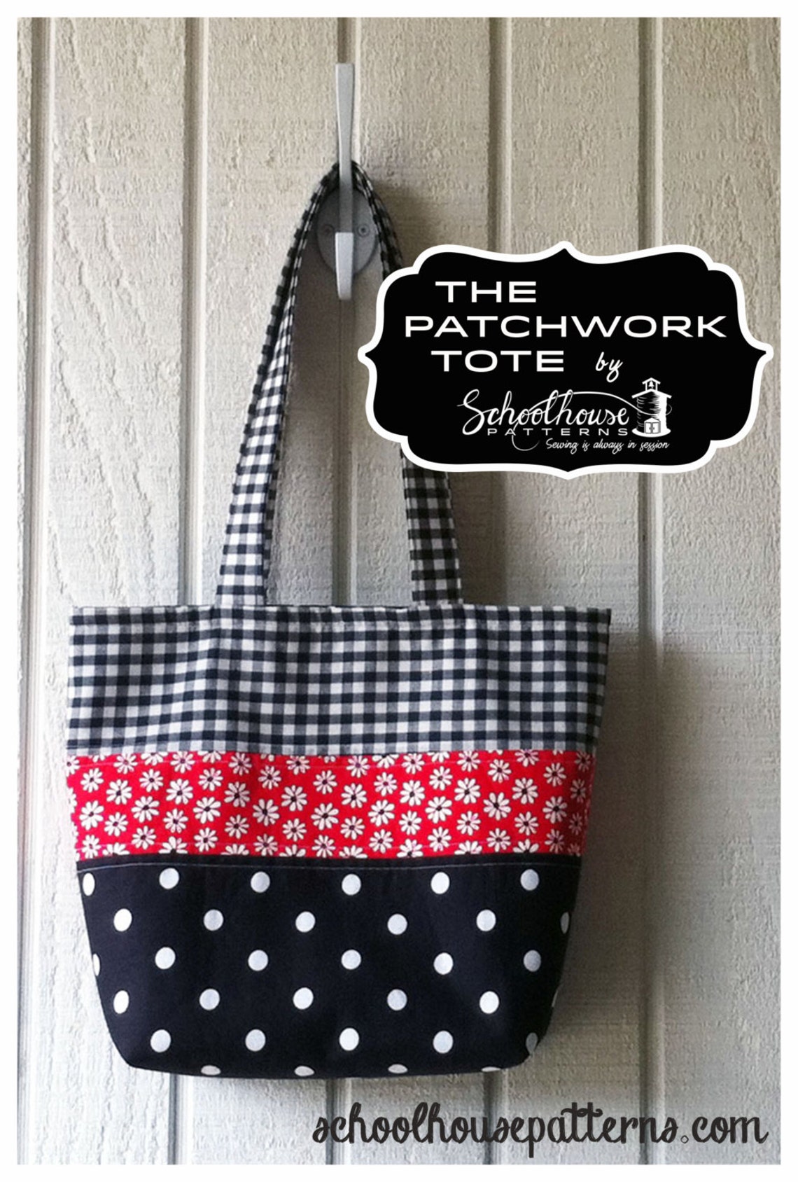 Patchwork Tote Bag PDF Sewing Pattern Perfect for Purse or - Etsy
