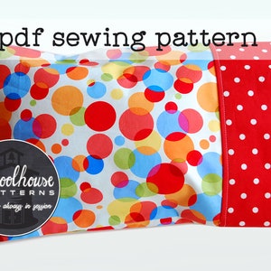 Toddler or Travel Size Pillow and Pillowcase Sewing Pattern - Pdf ...