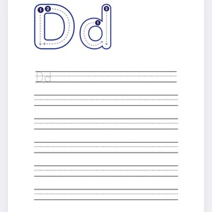 Alphabet Handwriting Practice Printable | Homeschool | School Packets ...