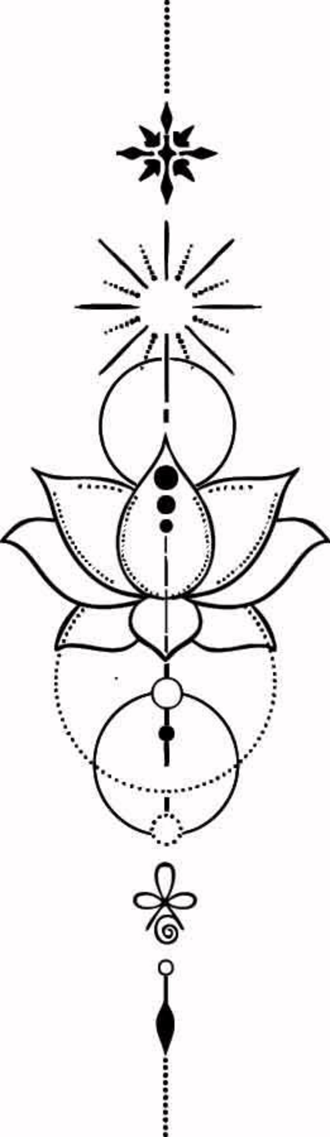Semi-permanent Tattoo / Realistic Temporary Tattoo / Waterproof / Fine ...