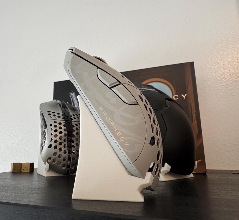 3D Printed Computer Mouse Display Stand With Dongle Storage - Etsy