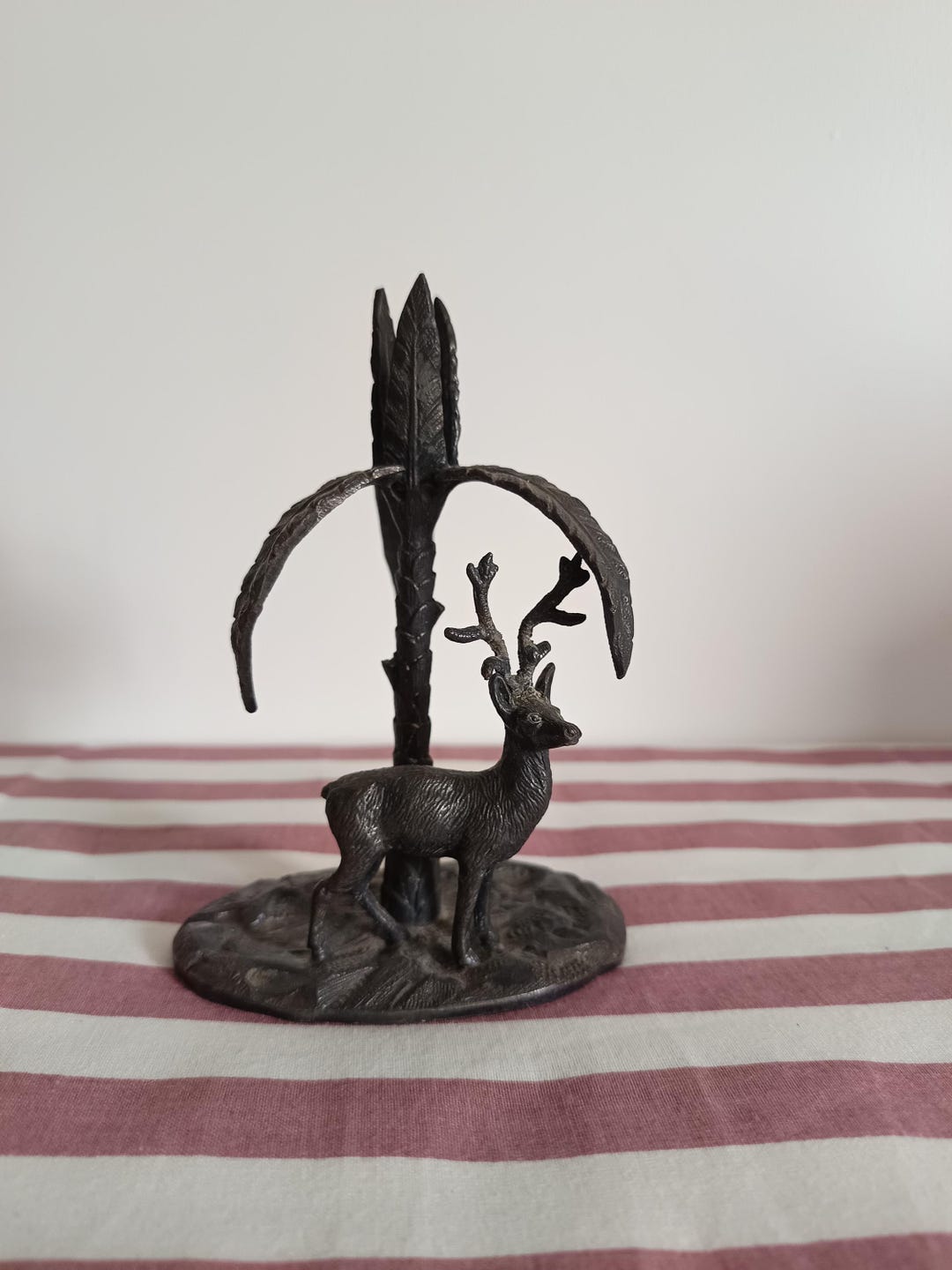 Antique Silver Plated Stag and Palm Tree Ornament – W.W. Harrison & Co ...