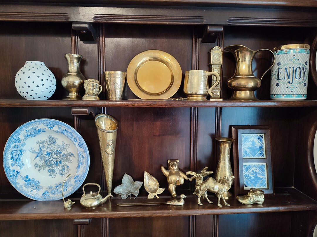 Vintage Brass Ornaments | Quirky Collectible Brassware | Mini Jugs ...