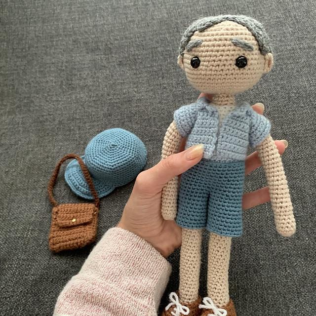 English PDF Download Crochet Pattern Everyday Heroes: Postman | Crochet ...