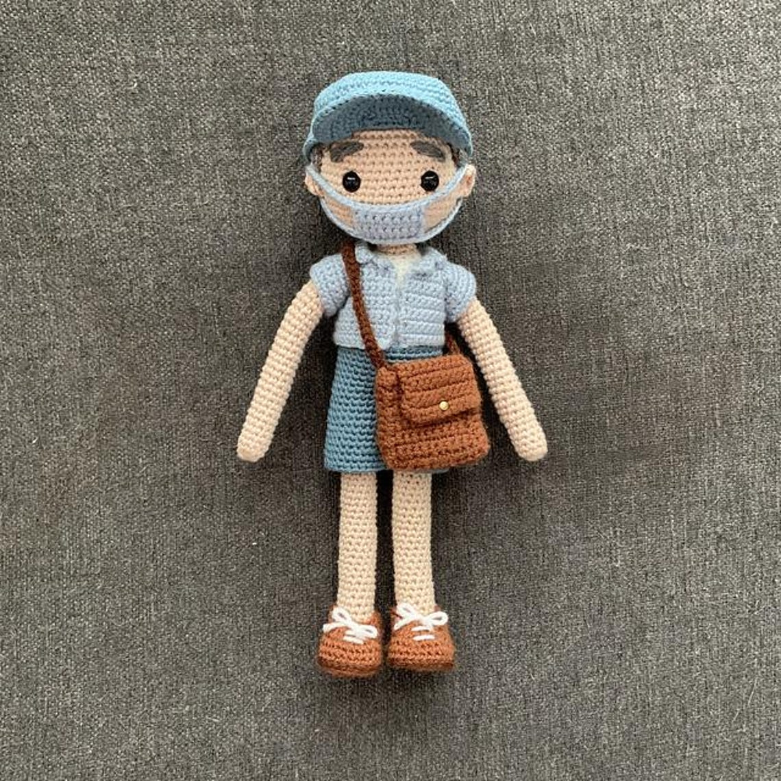 English PDF Download Crochet Pattern Everyday Heroes: Postman | Crochet ...