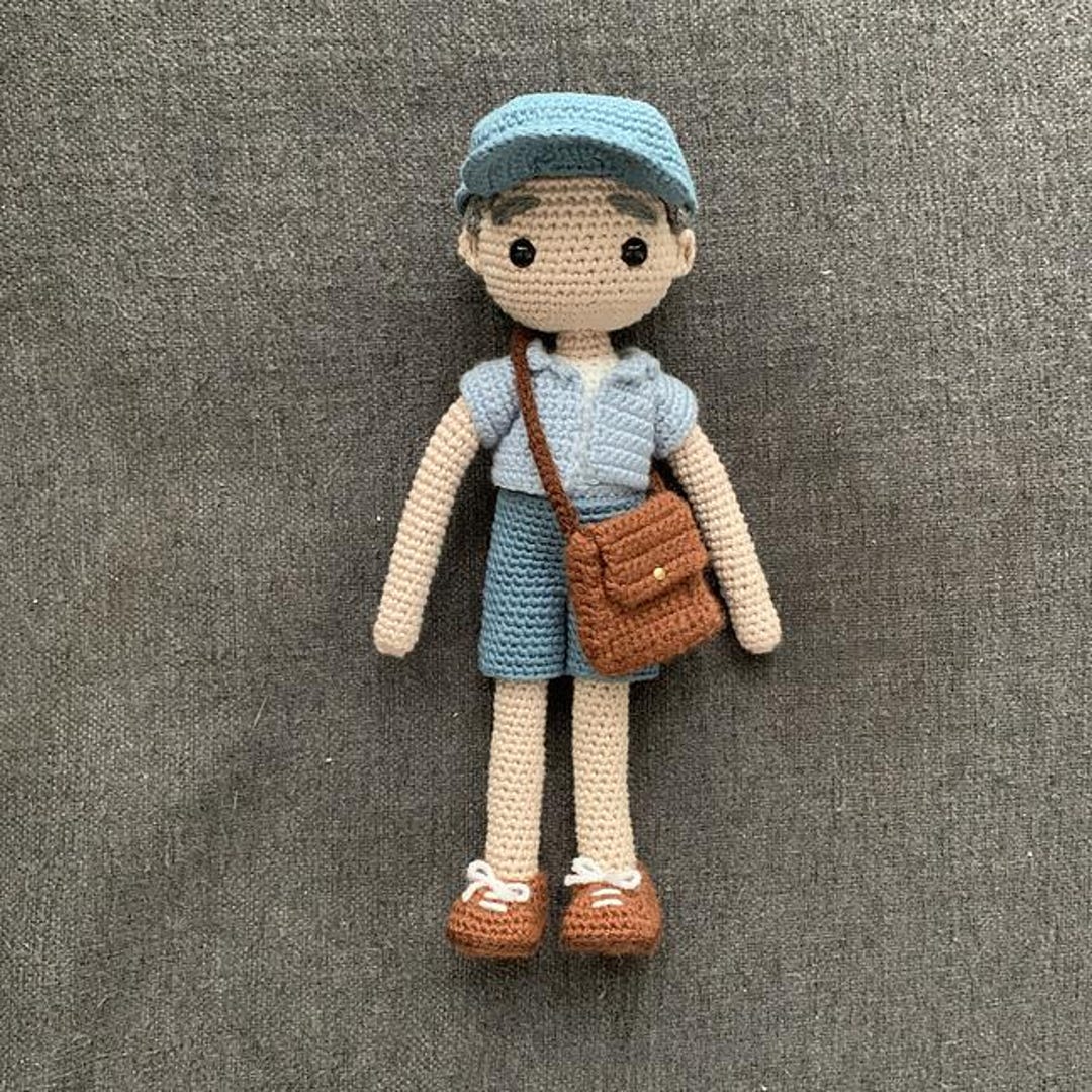 English PDF Download Crochet Pattern Everyday Heroes: Postman | Crochet ...