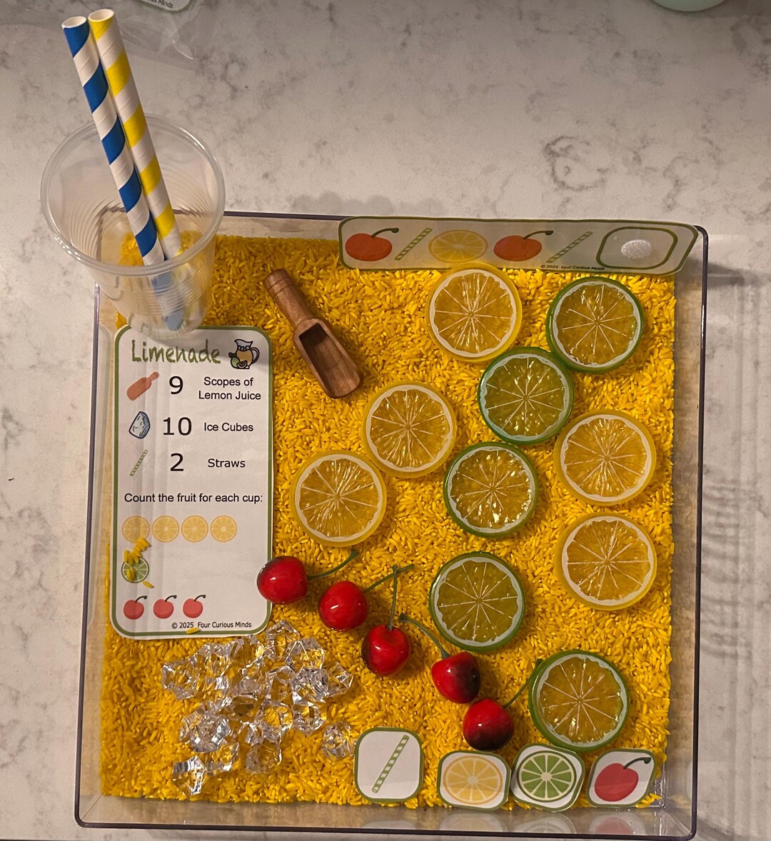 Limenade Sensory Bin - Etsy